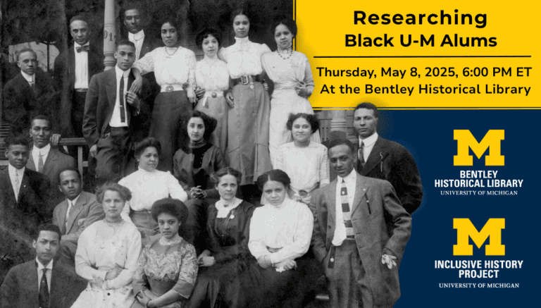 Researching Black U-M Alums - U-M Inclusive History Project